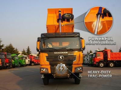 China SHACMAN X3000 6x4 Dump Truck 380HP Diesel Tipper Heavy Load Sand Stone Transport for sale