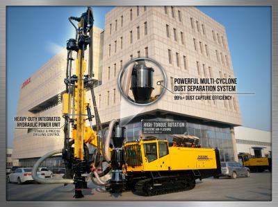 China Jinke JK830 Crawler Water Well Drilling Rig 105-165mm Hole 125HP Diesel Engine 100m Depth for sale
