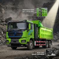 China 580kW Shacman X5000e 6x4 Electric Mining Dump Truck 400kWh CATL Battery Reinforced Body 40 Ton Payload for sale