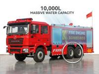 China SHACMAN F3000 6x4 Heavy Duty Fire Truck 10000L Water Tank Weichai WP10 340HP CB10/60 Fire Pumper for sale