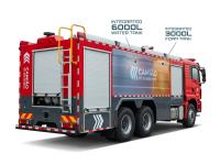 China SHACMAN F3000 6x4 Foam Fire Truck 6000L Water 3000L Foam Tank Weichai WP10 340HP CB10/60 Fire Pump for sale
