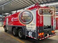 China SHACMAN F3000 6x4 Water Tank Fire Truck 8000L Weichai WP10 340HP CB10/60 Fire Pump for Municipal Brigade for sale