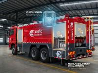 China SHACMAN F3000 6x4 Heavy Duty Fire Truck 10000L Water Tank Weichai WP10 340HP CB10/60 Fire Pumper for sale