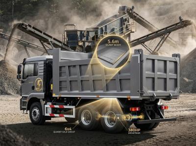 China Shacman H3000 6x4 380HP WP12 Quarry Dump Truck FAST 12JSD160T Gearbox 400L Aluminum Fuel Tank for sale