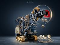 China Jinke JK860 Crawler Mounted DTH Drilling Rig 115-178mm Hard Rock Water Well Borehole Machine Diesel 180HP for sale