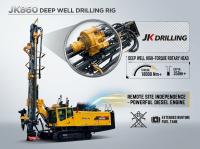 China Jinke JK860 Diesel Engine Water Well Drilling Rig 1000m Depth 860mm Rotary Table Remote Site Borehole Machine for sale