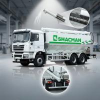 China Bulk Feed Carrier Truck SHACMAN F3000 6x4 40CBM Five Bin Hydraulic Auger Lorry Truck for sale