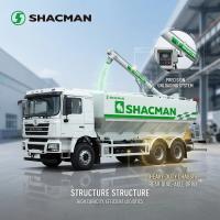 China Three Bin Auger Discharge Bulk Feed Transport Truck SHACMAN F3000 6x4 30CBM Lorry Truck for sale