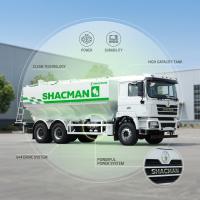 China Bulk Feed Carrier Truck SHACMAN F3000 6x4 40CBM Five Bin Hydraulic Auger Lorry Truck for sale