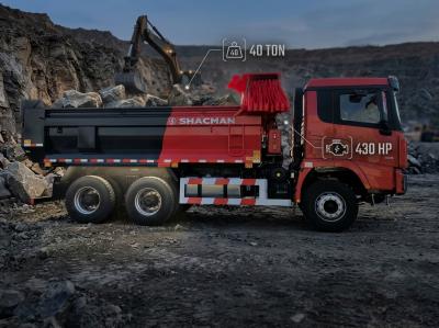 China SHACMAN X3000 6X4 Heavy Duty Dump Truck 430HP Rock Body 40 Ton Mining Tipper for sale