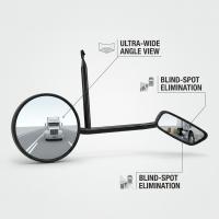 China SHACMAN Truck Wide Angle Rearview Mirror Left Right Side Replacement Parts for sale