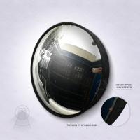 China SHACMAN Truck Front Down View Mirror Assembly Hood Mounted Wide Angle 24V for sale