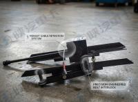 China DZ95189863000 Truck Spare Tire Carrier Assembly Wheel Mount Bracket for SHACMAN F3000 X3000 for sale