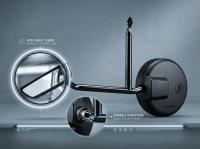 China SHACMAN Truck Wide Angle Convex Rearview Mirror Heavy Duty Side Mirror for F3000 X3000 for sale