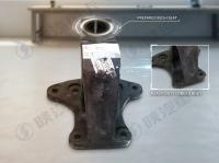 China SZ952000835 Rear Leaf Spring Bracket Assembly for SHACMAN F3000 X3000 Truck Suspension for sale