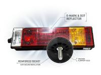 China 81.25225.6464 SHACMAN Heavy Duty Rear Combination Tail Light for F3000 X3000 Truck for sale