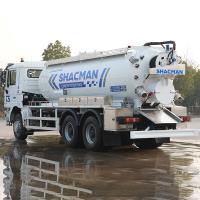 China SHACMAN F3000 6x4 Sewage Suction Truck 15000L Heavy Duty Vacuum Sludge Tanker Euro II for Africa Middle East for sale