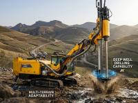 China JK930 Truck Mounted Water Well Drilling Rig 300m Borehole DTH Hammer Mud Pump 6X4 Chassis for sale