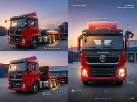 China Customized SHACMAN X5000 6x4 Tractor Truck for Construction Machinery Haulage for sale