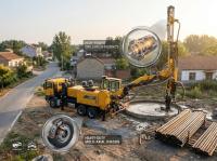 China JK930 Truck Mounted Water Well Drilling Rig 300m Borehole DTH Hammer Mud Pump 6X4 Chassis for sale