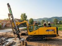China JK930 Truck Mounted Water Well Drilling Rig 300m Borehole DTH Hammer Mud Pump 6X4 Chassis for sale