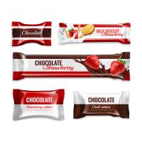 China Gravure Printing Customized Matte Food Grade Plastic Pillow Shape Mylar Bags Chocolate Bar Wrapper Packaging Back Seal for sale