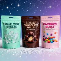 China Food Grade Custom Order Personalized Custom Candy Bag Matte Sandblasted Holographic Mylar Bag Smell Proof 3.5g Stand up Pouch Zipper Aluminum Foil Bag for sale