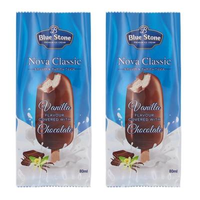 China Custom Order Side Gusset Bag Food Grade Mylar Popsicle Packaging Bag Ice Cream Popsicle Plastic Bag with Custom Printing for sale