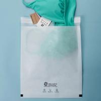China Wax Coated Paper Recycled Self Adhesive Sealed Transparent Wax Vela Glassine Paper Bags Custom Printed Frosted Clothing Bag for sale