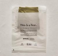 China Wax Coated Paper Recycled Self Adhesive Sealed Transparent Wax Vela Glassine Paper Bags Custom Printed Frosted Clothing Bag for sale