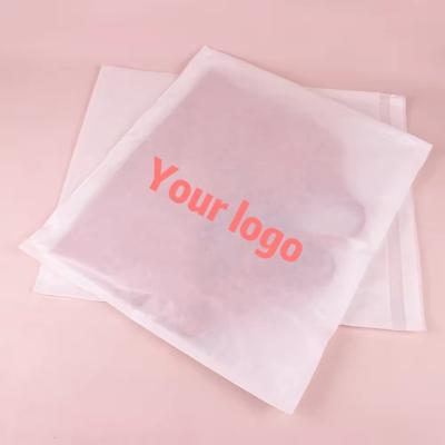 China Glassine Wax Paper Bag Mini Semi Disposable Transparent Biodegradable Embossed Envelope for Food Logo Printing Recyclable for sale