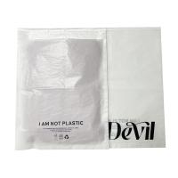 China Clothes Paper Shopping Bag Self Adhesive Seal Custom Printed Biodegradable Recycled Glassine Paper for Clothing Packaging for sale