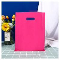 China PET Die Cut Plastic Shopping Bags Custom Order Thank You Logo Boutique Bags Handles Merchandise Gifts Packaging Supplies for sale