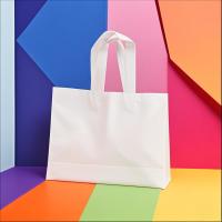 China PET VMPET PE Custom Shopping Bag Diecut Shape Logo Plastic U-shaped Tote Load Bearing 10KG Clothing Jewelry Gift Packaging for sale