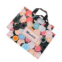 China Shoes Clothing Industrial Customized Color Soft Ring Mylar Bag Commodity Gift Packaging UV Printing Logo Plastic LDPE for sale