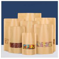 China Customized Color Eco Biodegradable Kraft Paper Ziplock Bag Stand Pouch Snack Beef Jerky Packaging Mylar Food Packaging Plastic Bag Custom Order for sale