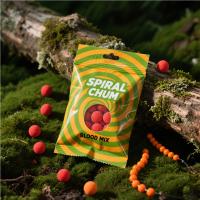 China Silk Screen Printing Resealable Stand Up Pouch Custom Logo Plastic Bag Fishing Bait Bags Hang Hole Food Snacks Packaging for sale