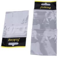 China Agriculture Recyclable Custom Printed Logo Ziplock Fish Hook Packaging Bag with Clear Window Lure Bait Plain Model for sale