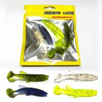 China PET VMPET PE Material Structure Zipper Top Customizable Recyclable Plastic Soft Bait Bags Portable Self Seal Fishing Hook Storage for sale