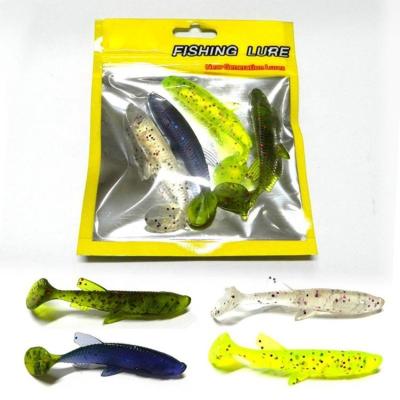 China PET VMPET PE Material Structure Zipper Top Customizable Recyclable Plastic Soft Bait Bags Portable Self Seal Fishing Hook Storage for sale