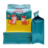 China Recyclable 15kg Plastic Zipper Bag Resealable Flat Bottom Foil Packaging Used for Dog Cat Treat Snacks Pet Food Canned Food for sale