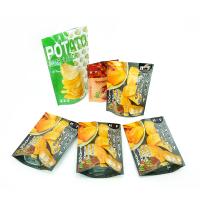 China Gravure Printing Custom Printed Snack Potato Chip Packaging Bags Various Sizes Multi Color Multi Flavor Zip Closure for sale