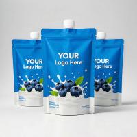 China PET VMPET PE Material Pizza Packaging Bags Special Shape Plastic Zipper Pouches 50ml 100ml 500ml Juice Soft Drinks Fruit Juices for sale