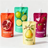 China Custom Size Accepted Printed Biodegradable Food Packaging Smell Proof Vertical Nozzle Bag Juice Beverage Wine Storage Inner Aluminum Bag for sale
