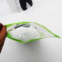 China Customized Plastic Packaging Bags Zipper Top Printed Self Sealing Logo Window Packaging for Underwear Pantyhose for sale