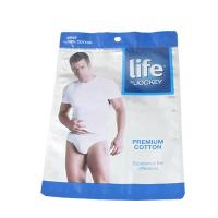 China T-Shirt Bag Custom Plastic Resealable Packaging Pouch Plastic Mylar Smell Proof Suitable Underwear T-Shirts Clothing for sale