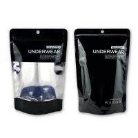 China T-Shirt Bag Custom Plastic Resealable Packaging Pouch Plastic Mylar Smell Proof Suitable Underwear T-Shirts Clothing for sale