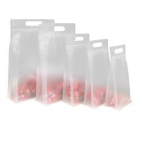 China Custom Order Resealable Zipper Lock Clear Standing Bag Reusable Biodegradable Food Snacks Cereal Beans Storage Packaging for sale