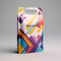China Customized Logo Custom Flat Bottom Bag Zipper Foodpouch Packaging Cookie Packaging Bag Smellproof Snack Holographicbag for sale