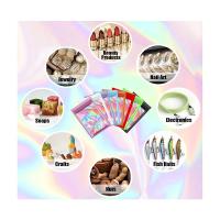 China Food Industrial Customized Transparent Holographic Mylar Film Biodegradable Plastic Zipper Bag Recyclable Aluminum Foil Bag Gravure Printing for sale